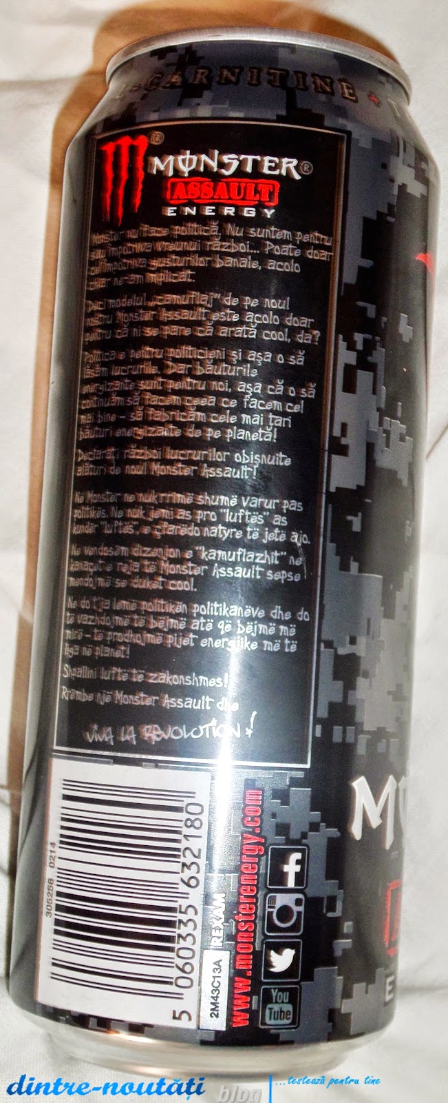 MONSTER energy ASSAULT | D-Nblog. Păreri sincere despre produse noi ...