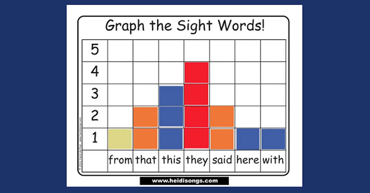 Daily Sight Word Graph!
