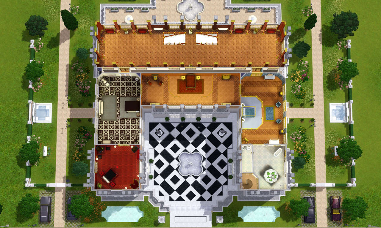 My Sims 3 Blog: Versaillesque - A Summer Palace by gogolinopz