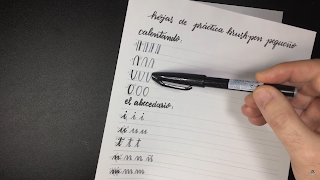 Mr WashiSan: Tutorial: cómo empezar con el lettering en diez simples pasos.