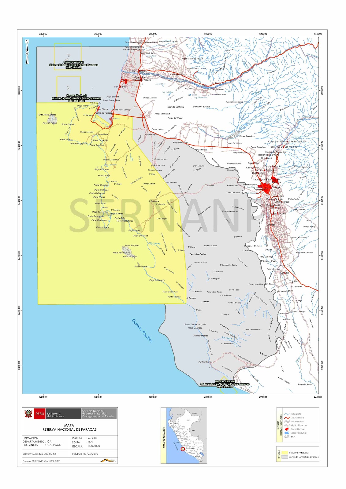 CARTOGRAFIA DIGITAL DE PERU 1/100000: RESERVA NACIONAL