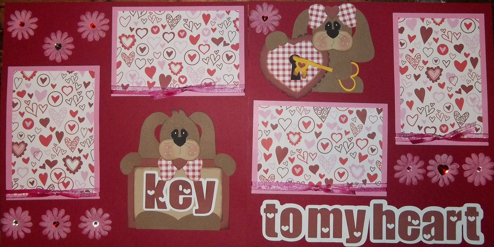 the paper princess: Valentine's Day Scrapbook Layouts
