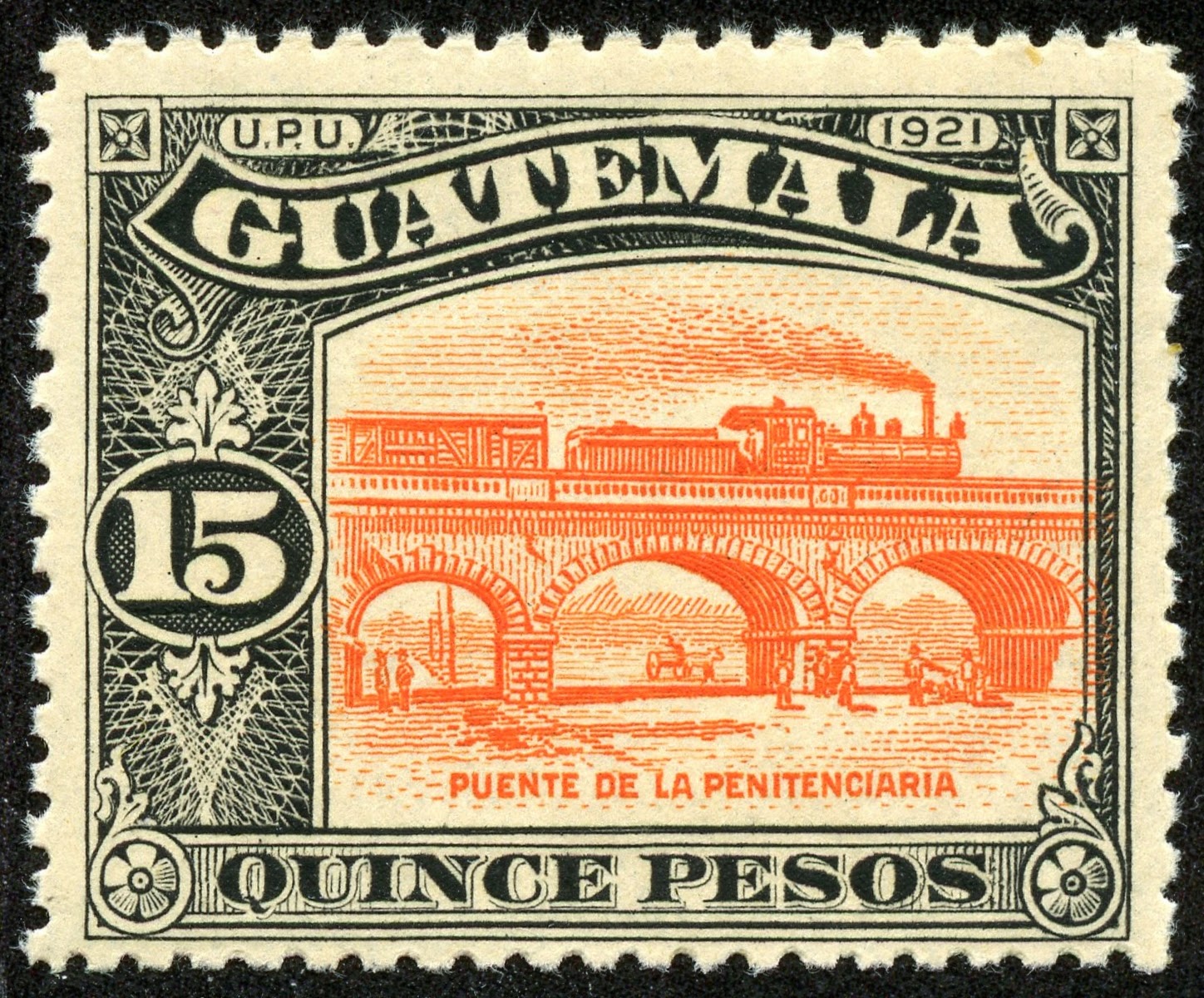 Big Blue 1840-1940: Trains on Classic Era Stamps