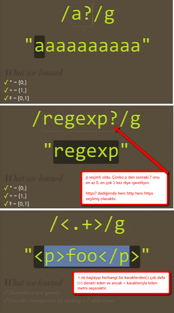 NOTLARIMDAN RegExp notlarimdan-regexp