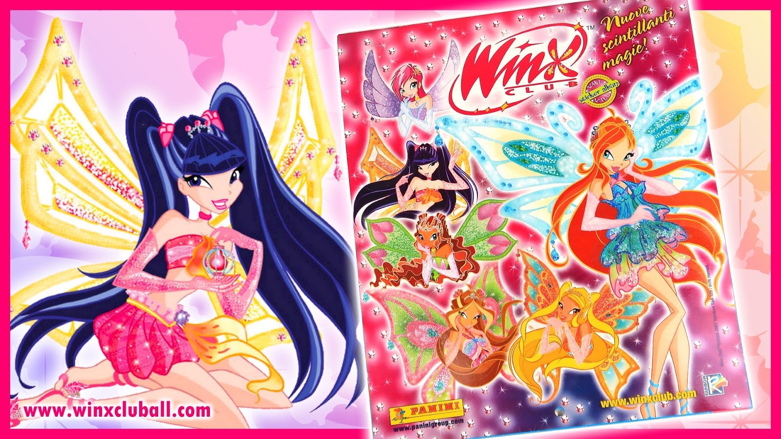 Winx Sticker Album - Magic Enchantix - Panini - Winx Club All