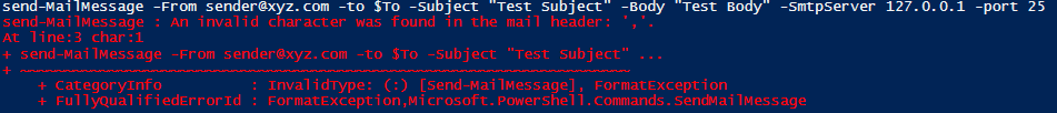 Sending mail to multiple recipient at once using PowerShell - NagpurCha SysAdmin
