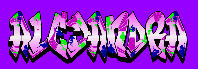 Grafitis de Alejandro. - Imagui