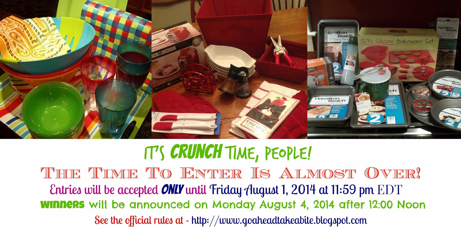 Go Ahead... Take A Bite!: It's Almost Giveaway Time!!! ***Officially ...