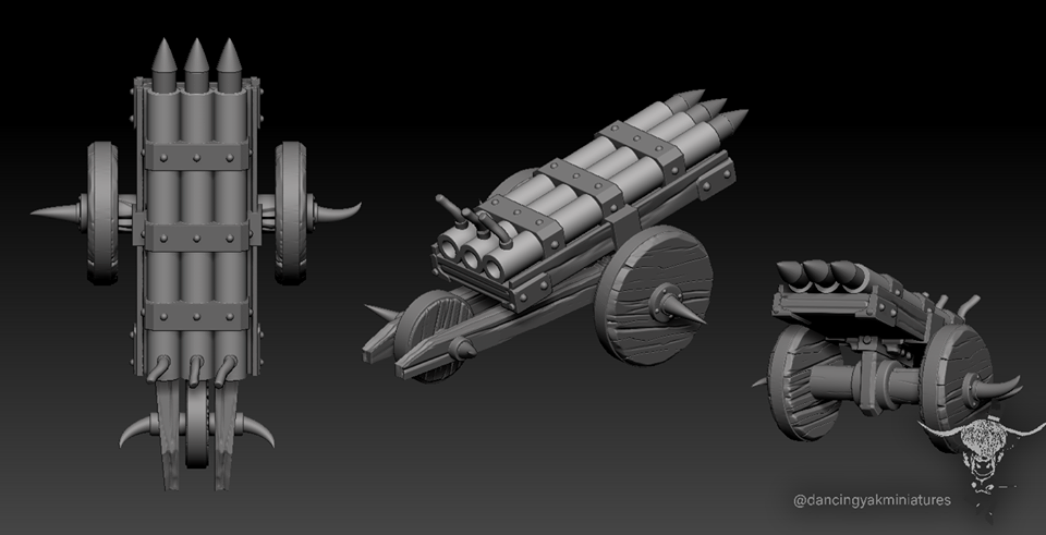 10mm Wargaming: Rocket Launcher from Dancing Yak Miniatures