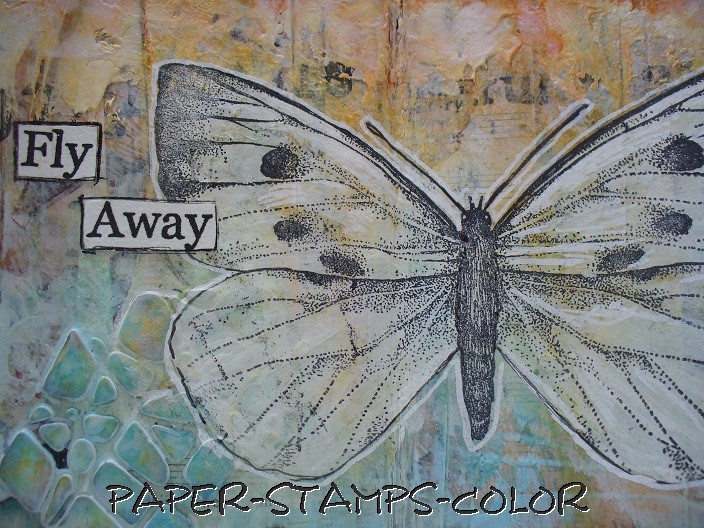 PAPER - STAMPS - COLOR: Reliëf / Texture for Art Journey