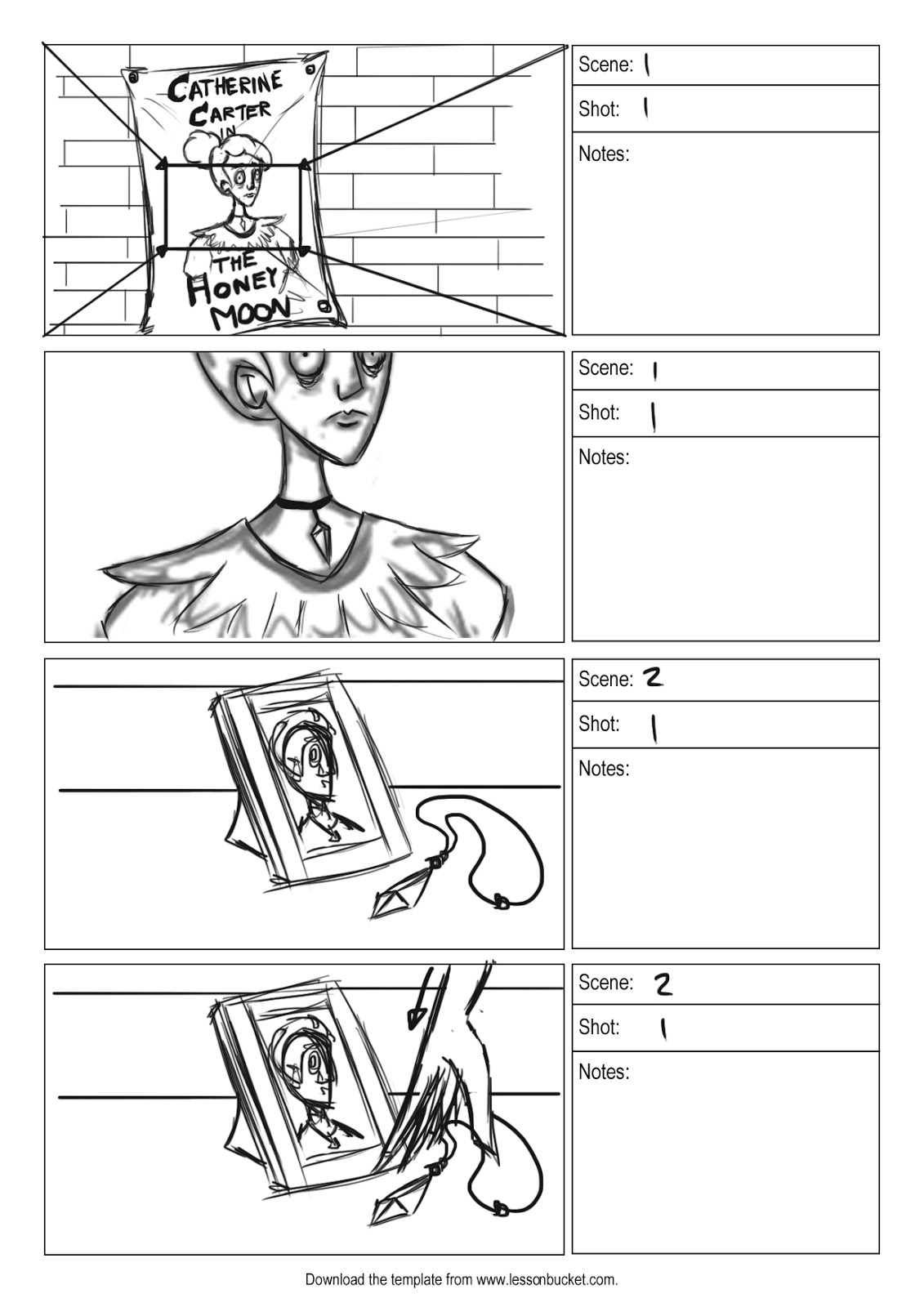 From Script to Screen | Storyboard - Michael Brook - BA (Hons) Computer ...
