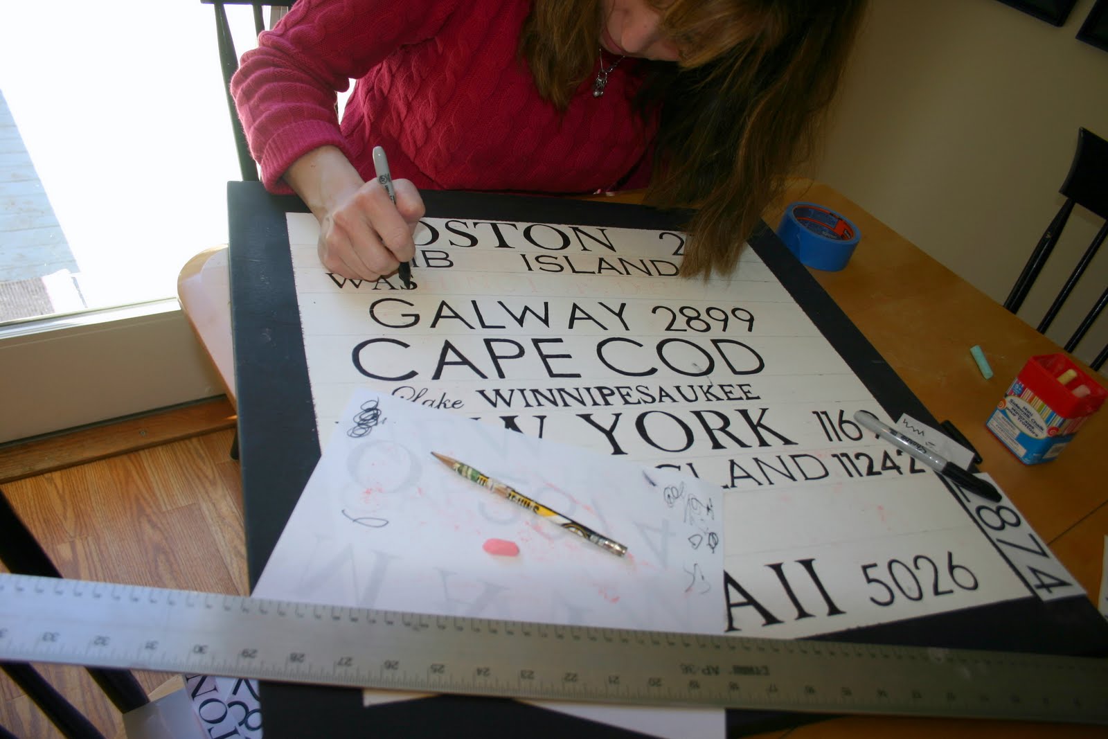 How To Make A Destinations Sign - Shine Your Light