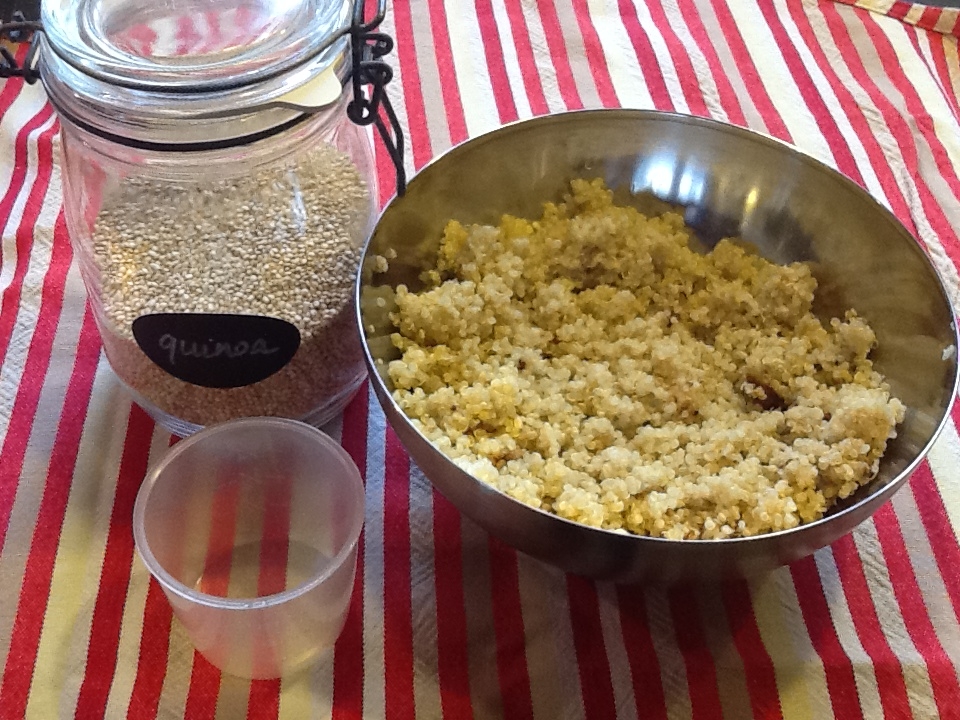 Pain au quinoa cuit à IG modéré