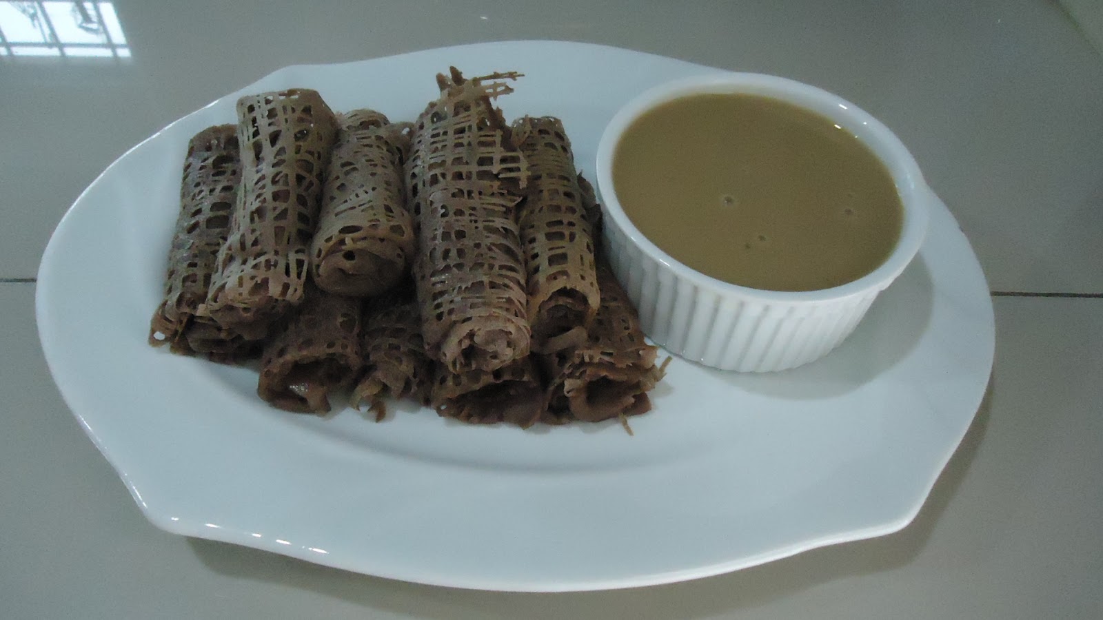 Zara ♥ Baking: ROTI JALA COKLAT...