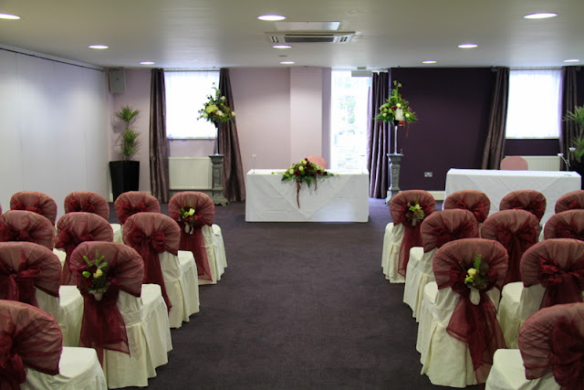 Lovely Claret & Green Wedding Day at Ribby Hall