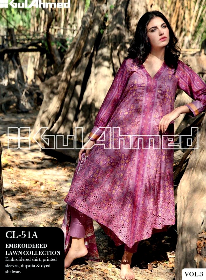 Gul Ahmed Summer Lawn Collection 2013 Vol 3 | New Summer Lawn Designs ...