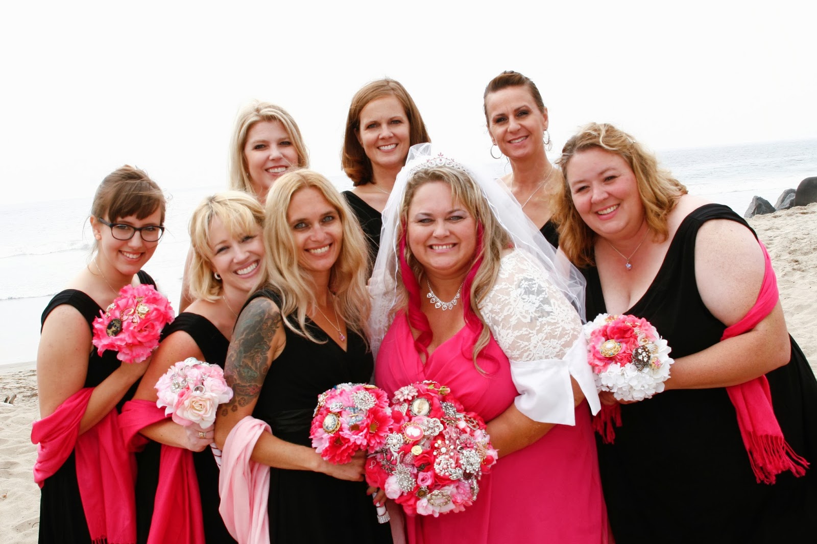 Thinking Pink: Groomsmen & Bridesmaids
