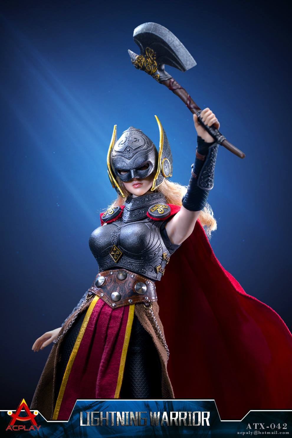 toyhaven: AC Play 1/6th scale Lightning Warrior Armor with Head sculpt ...