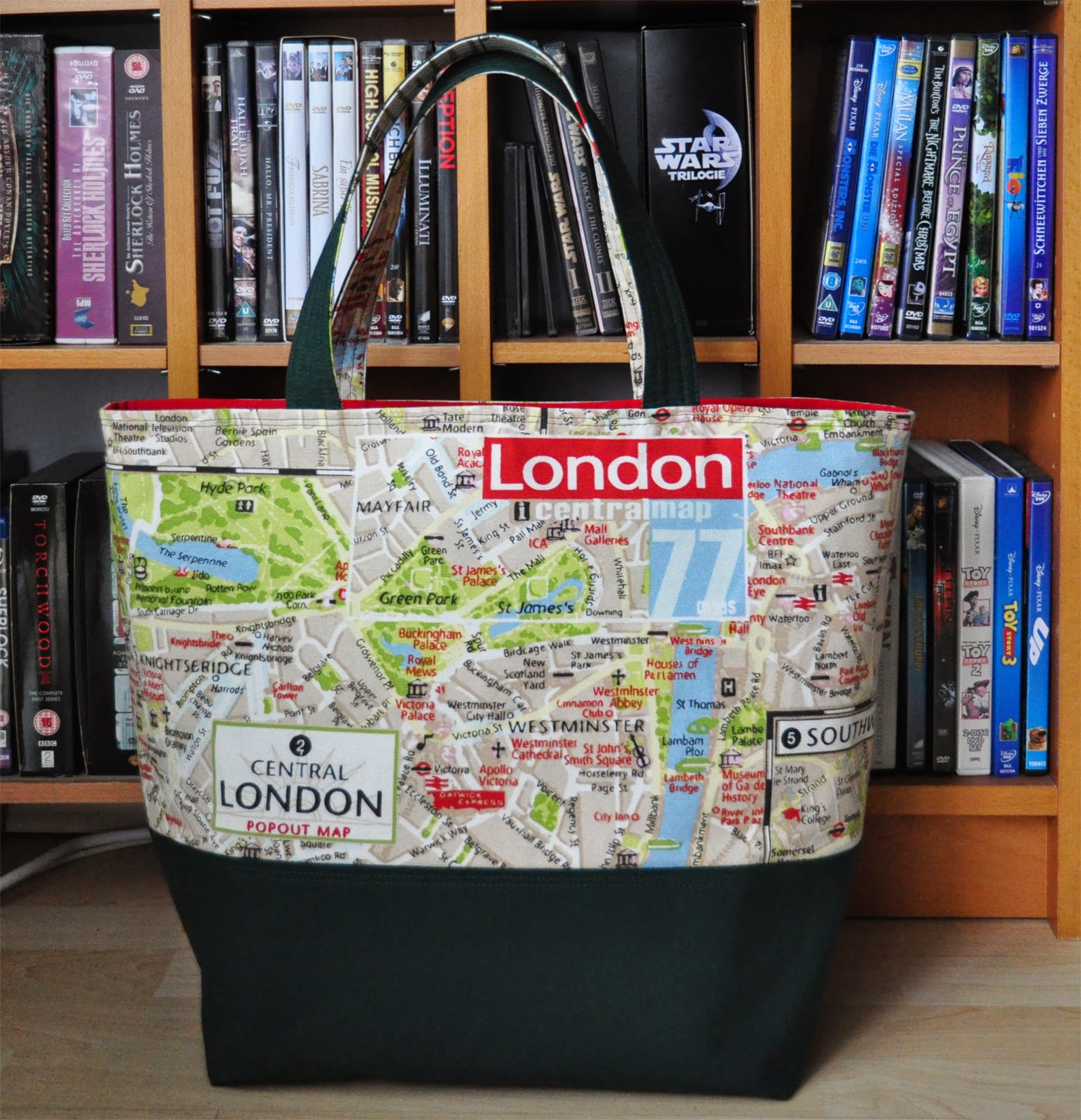 Sapphire's Stitching Stanza: London Shopping Bag