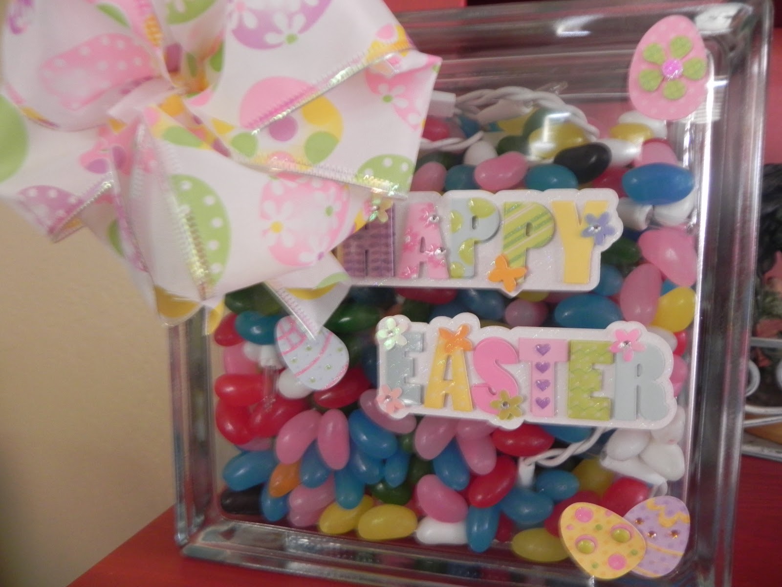 The Messy Roost Glass Block For Easter