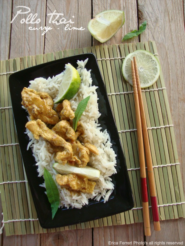 Ogni riccio un pasticcio - Blog di cucina: Pollo thai curry-lime