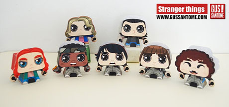 Stranger Things Paper Toys | Paperized Crafts