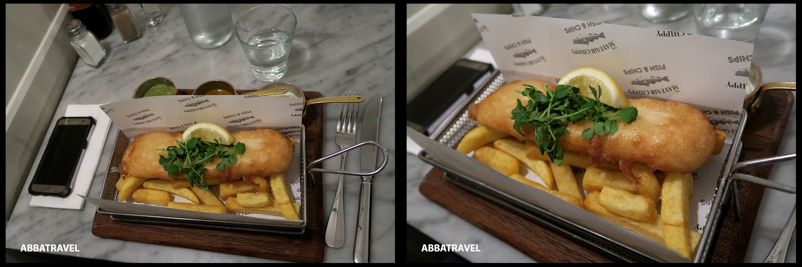 ABBATravel: London - To Eat (20Feb2018 The Mayfair Chippy Fish and ...