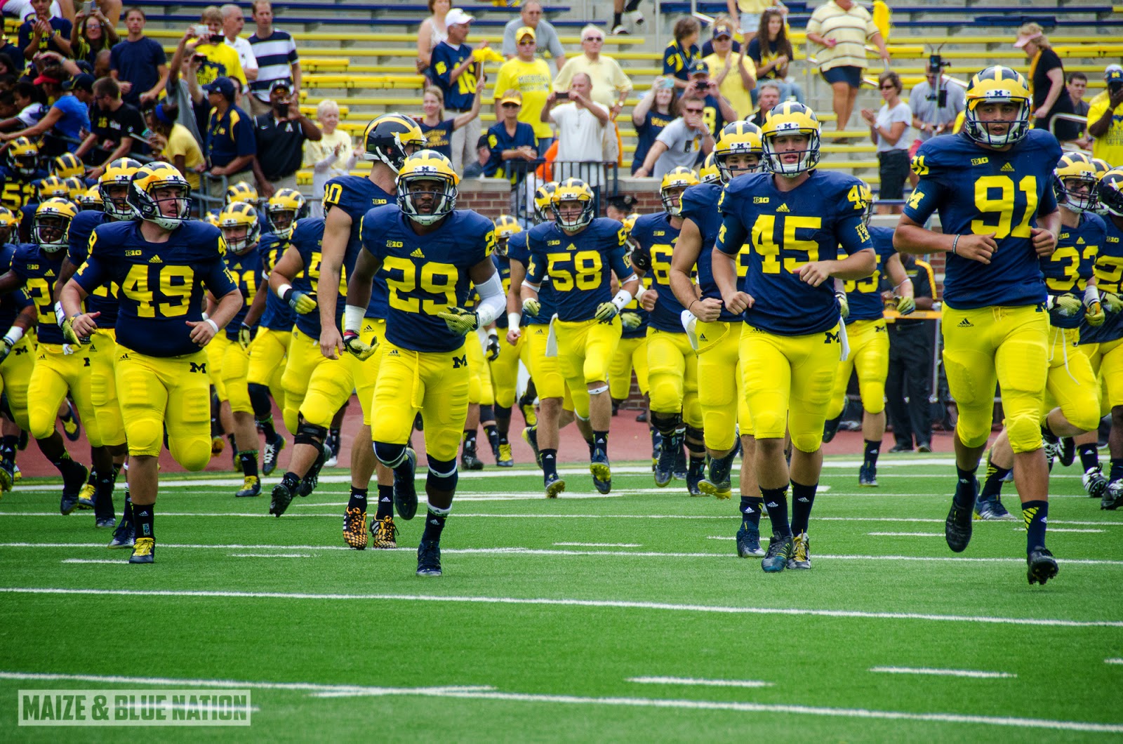 Friday's Future Huddle Gets Photoshopped | Maize and Blue Nation ...