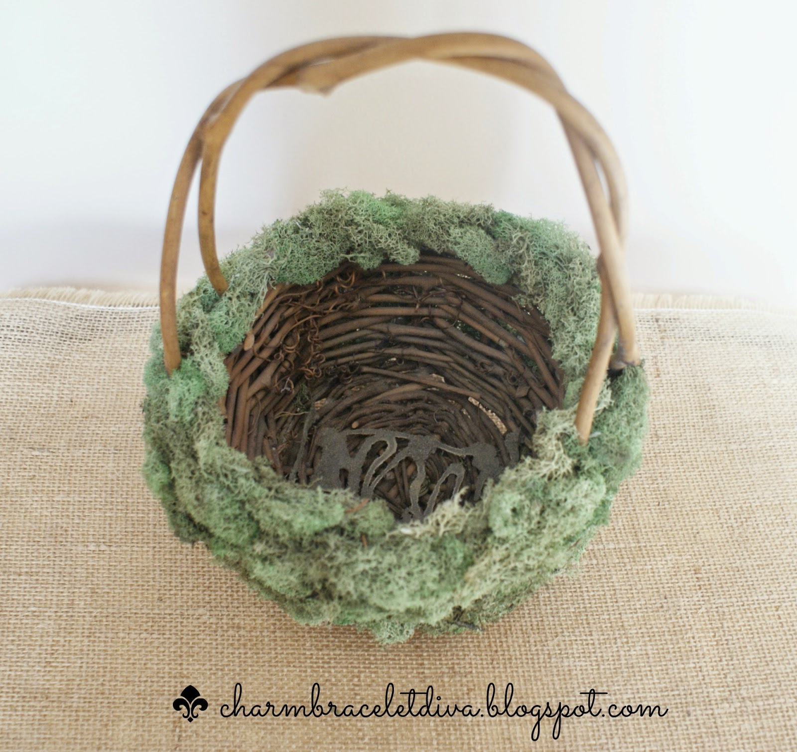 Our Hopeful Home: Easy DIY Mossy Easter Basket