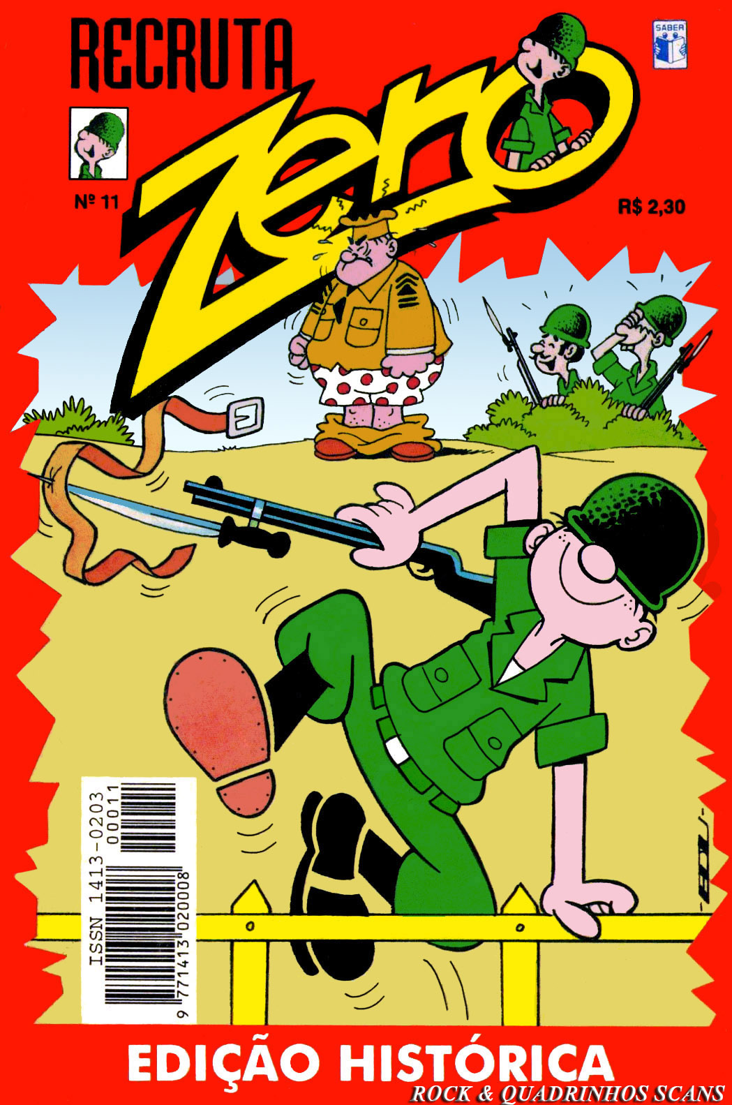 ROCK & QUADRINHOS SCANS: RECRUTA ZERO-EDIÇÃO HISTÓRICA 11(ED.SABER ...