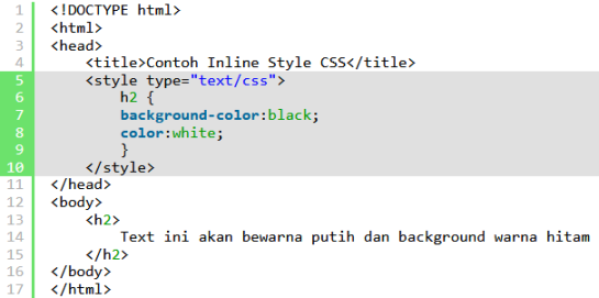 Bang Ezha Sharing: Tutorial Belajar CSS Part 2: Cara Menginput Kode CSS ke Halaman HTML