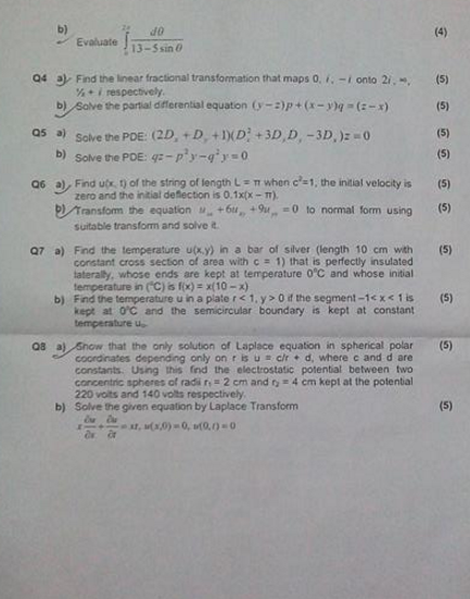 Biju Patnaik University of Technology, B.Tech Mathematics-III 2015 ...