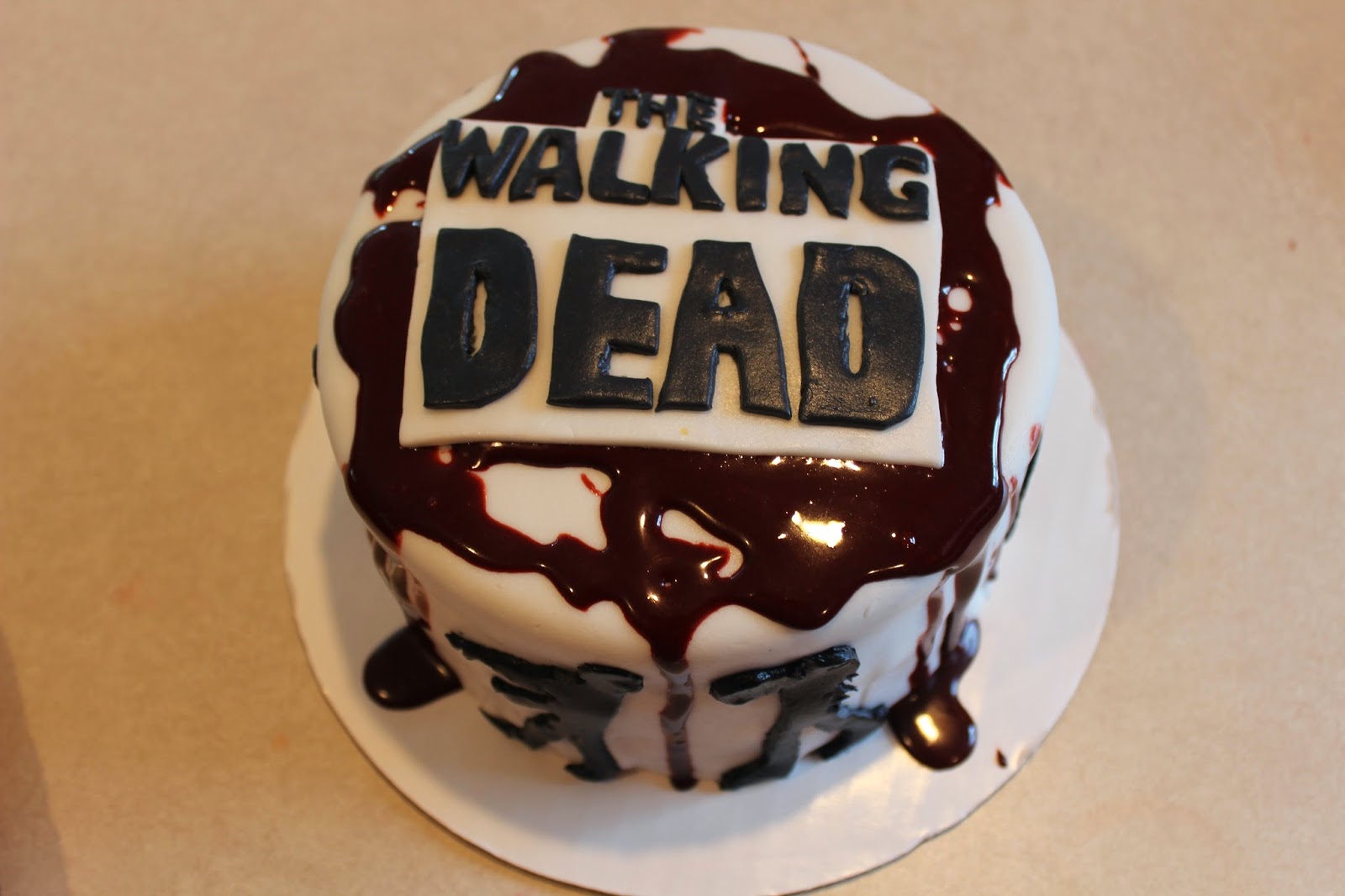 Cake It From Me: Walking Dead cake