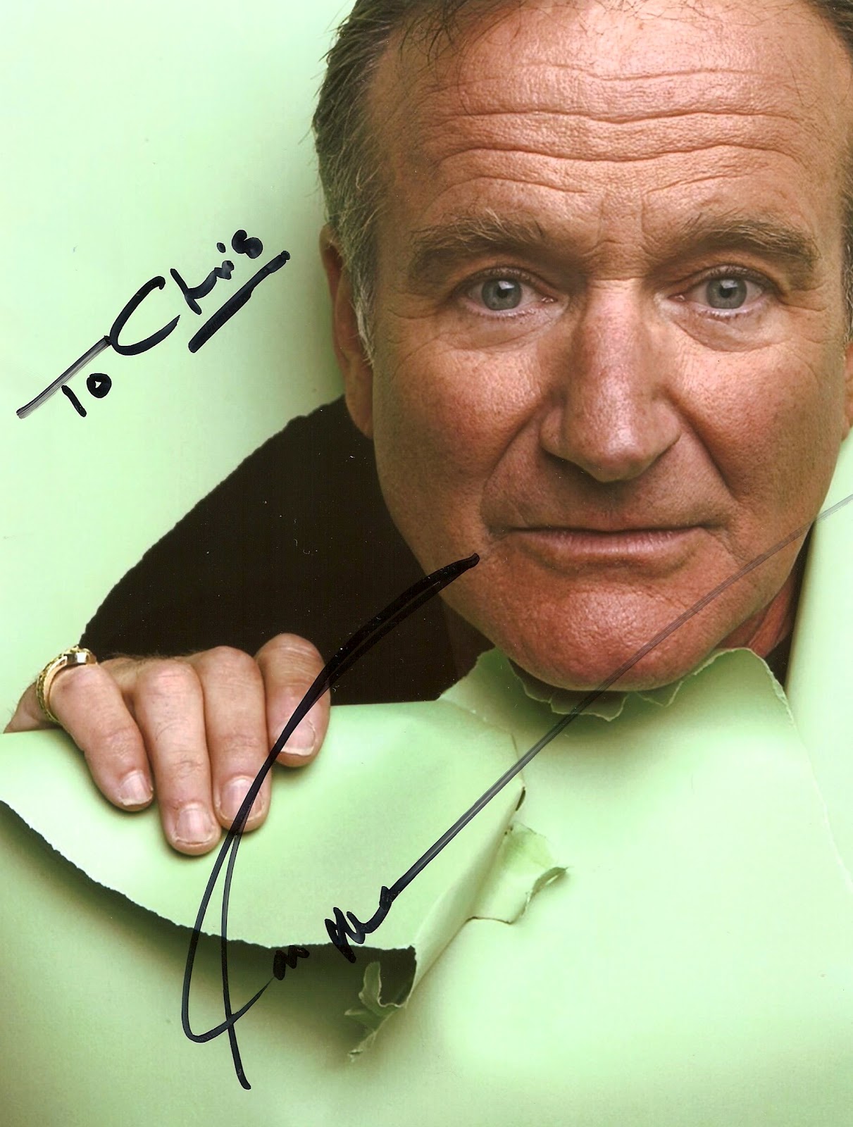Chris Autographs: Robin Williams