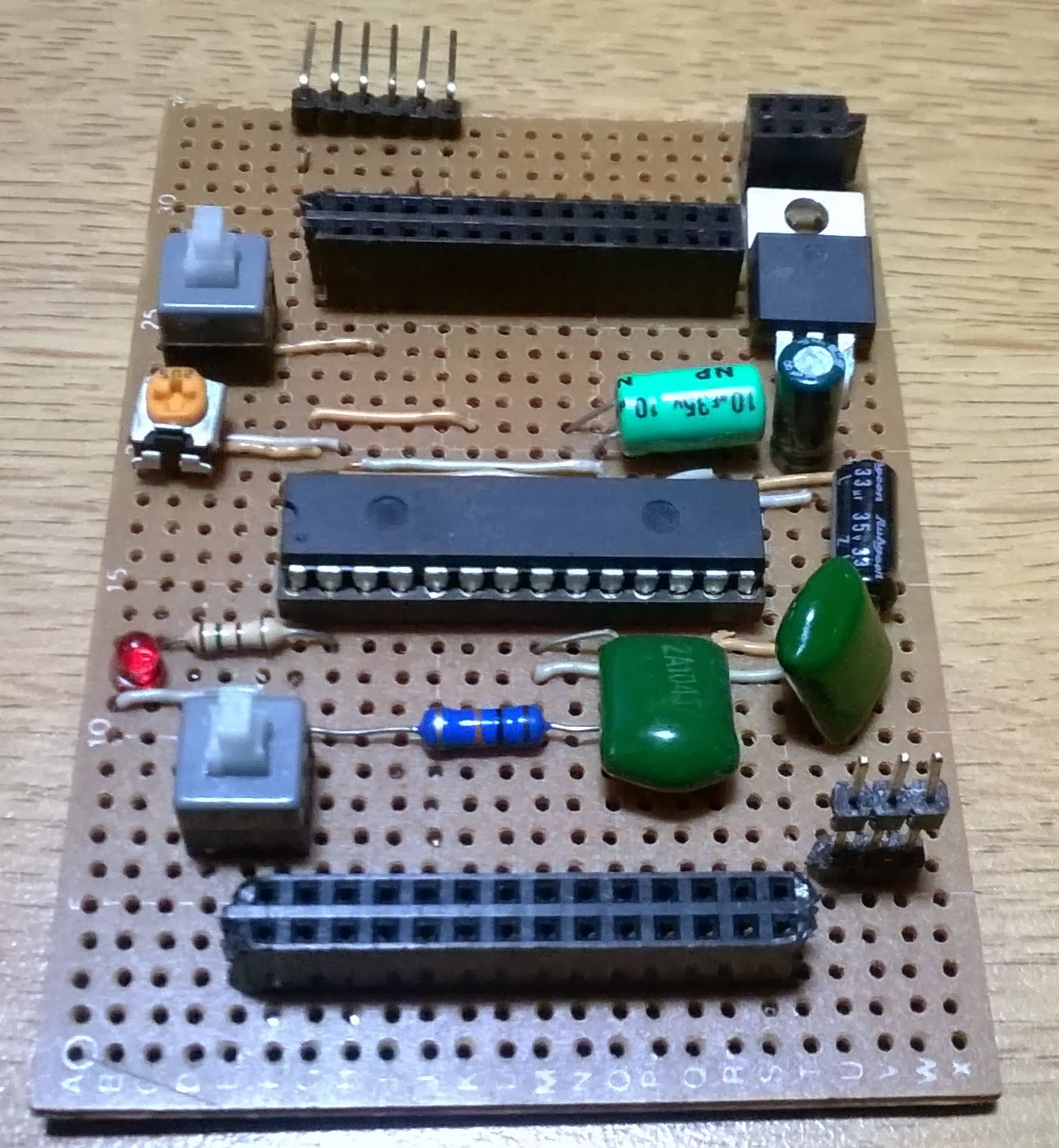 Pic32 Development Proto Board On Verroboard ~ Tahmids Blog