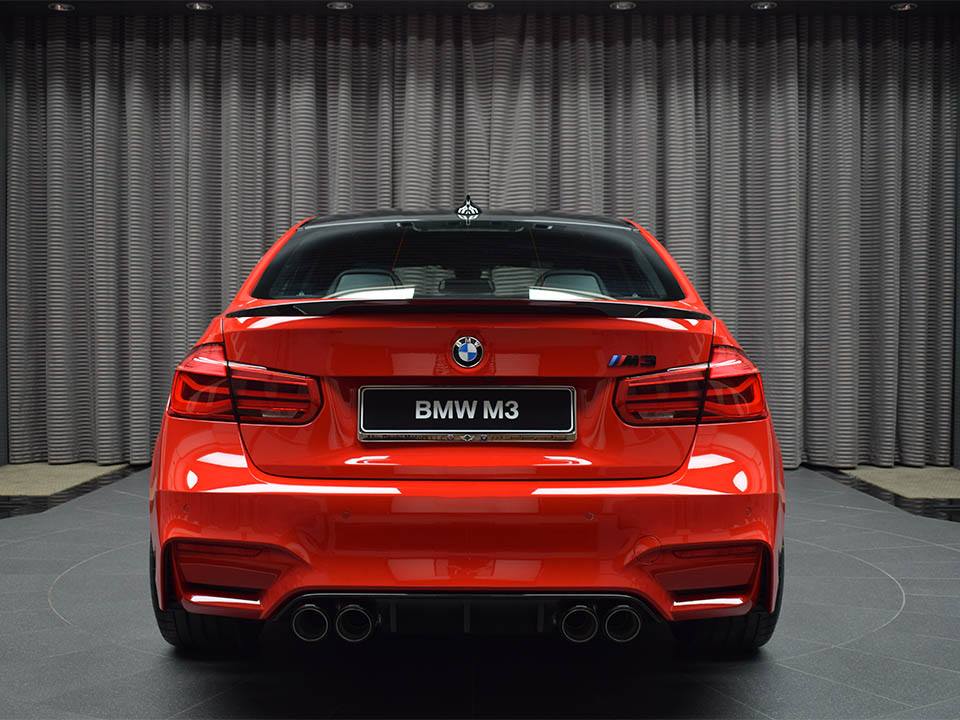 BMW M3 With Competition Package Looking Good In Ferrari Red - Types cars