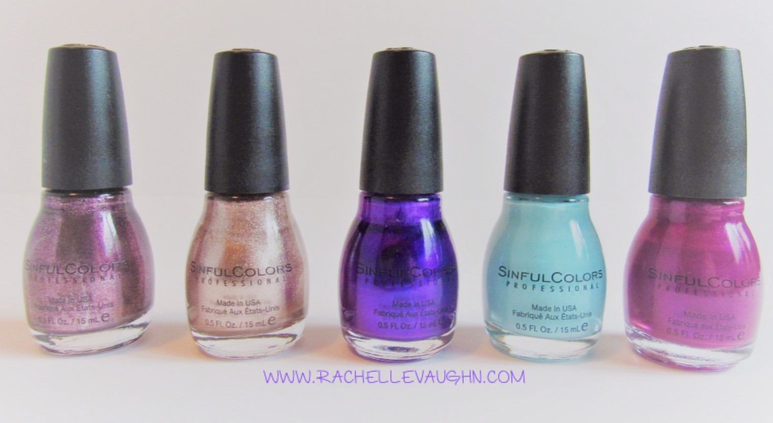 Rachelle Vaughn: Top 5 Sinful Colors Nail Polish List