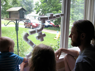 One Little Word She Knew: PVC Pipe Ball Drop