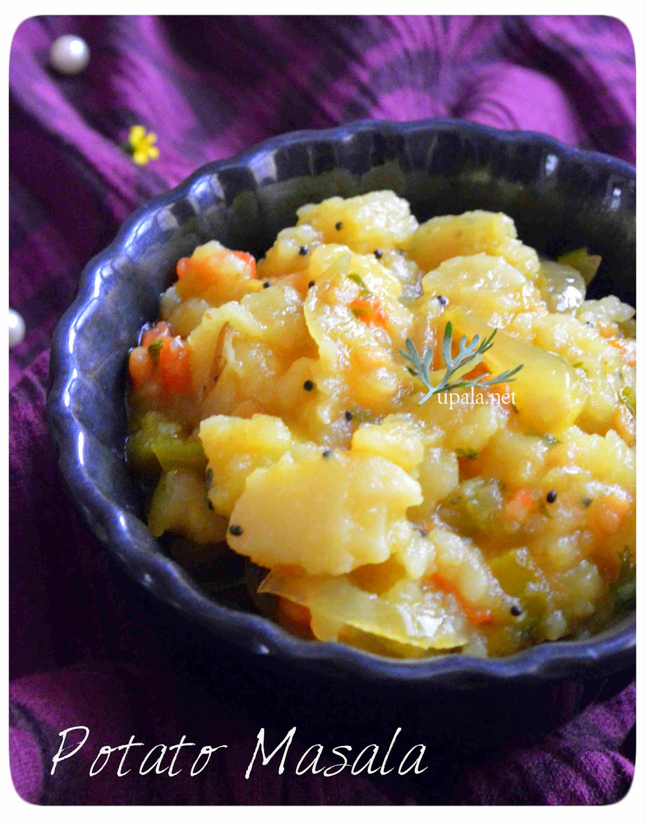 Upala: Poori masala/ Potato masala for Poori