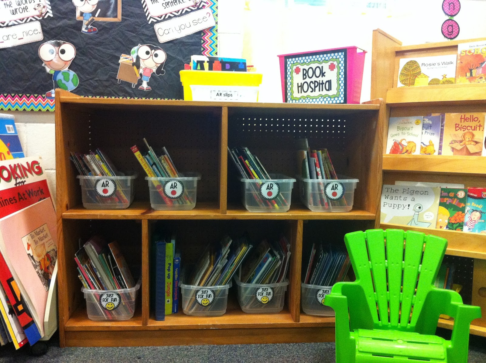 Adventures With Firsties: Monday Made It! Classroom Library,Clipboards ...