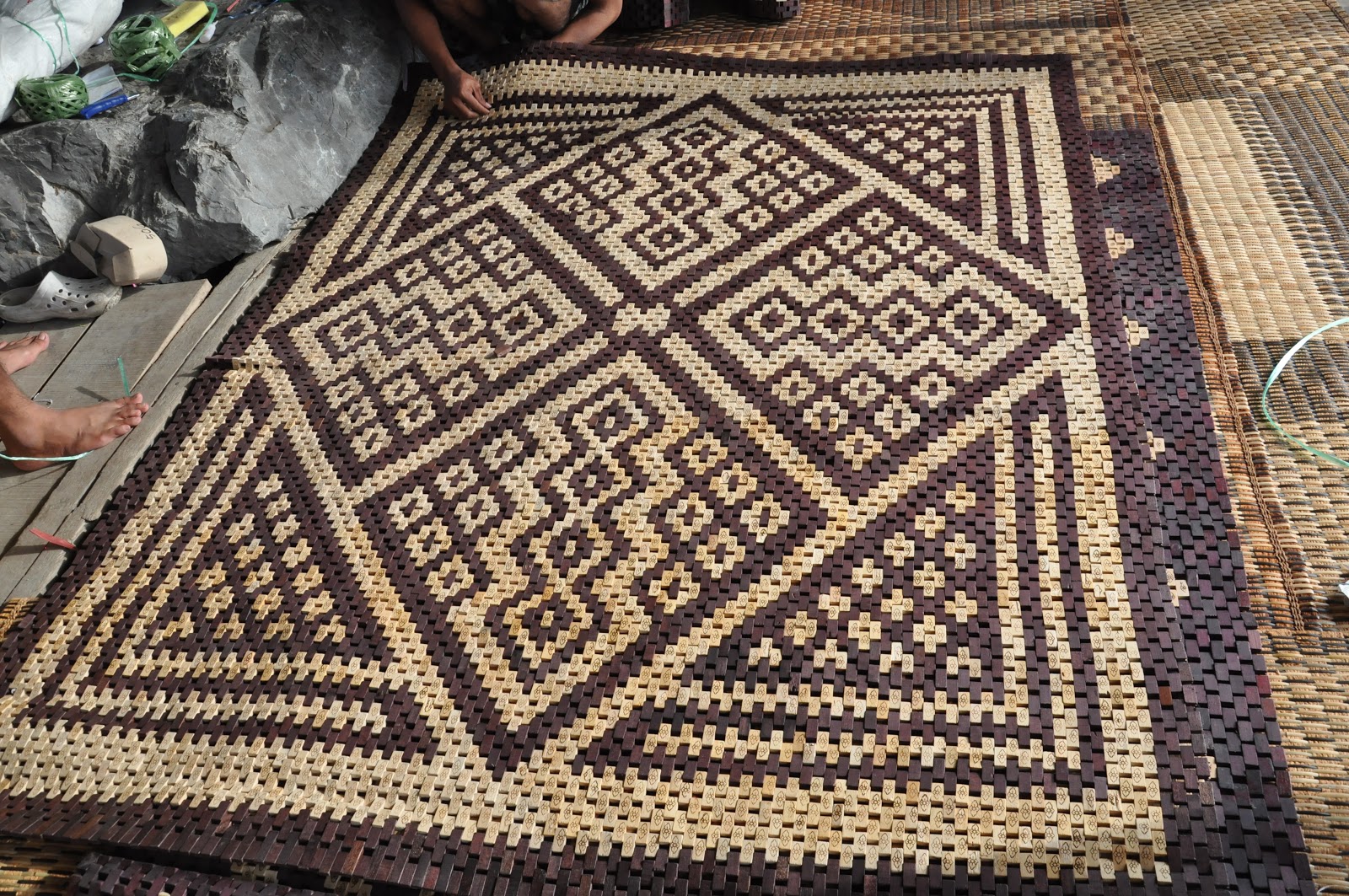 tikar sarawak: tikar sarawak & tikar palembang
