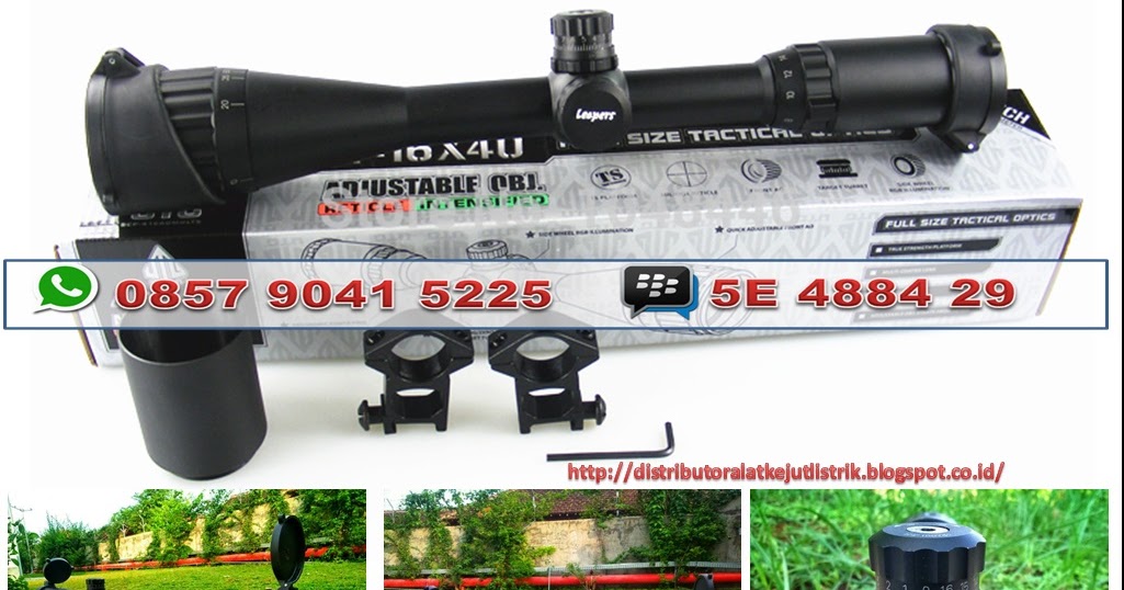 TELESCOPE / TELESKOP SENAPAN UTG 4-16X40, TELESKOP SENAPAN ANGIN ...