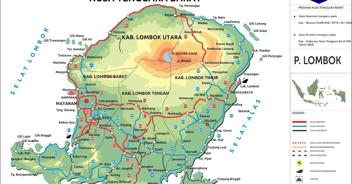 GURU KREATIF: PETA PULAU LOMBOK