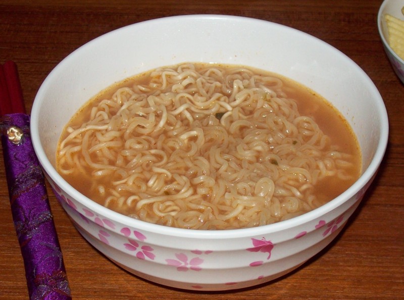 Ramen Butterfly: Sapporo Ichiban Hot & Spicy Chicken