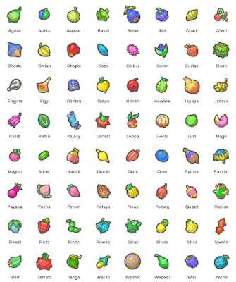 Erin's Blog: Berries from the Pokemon World