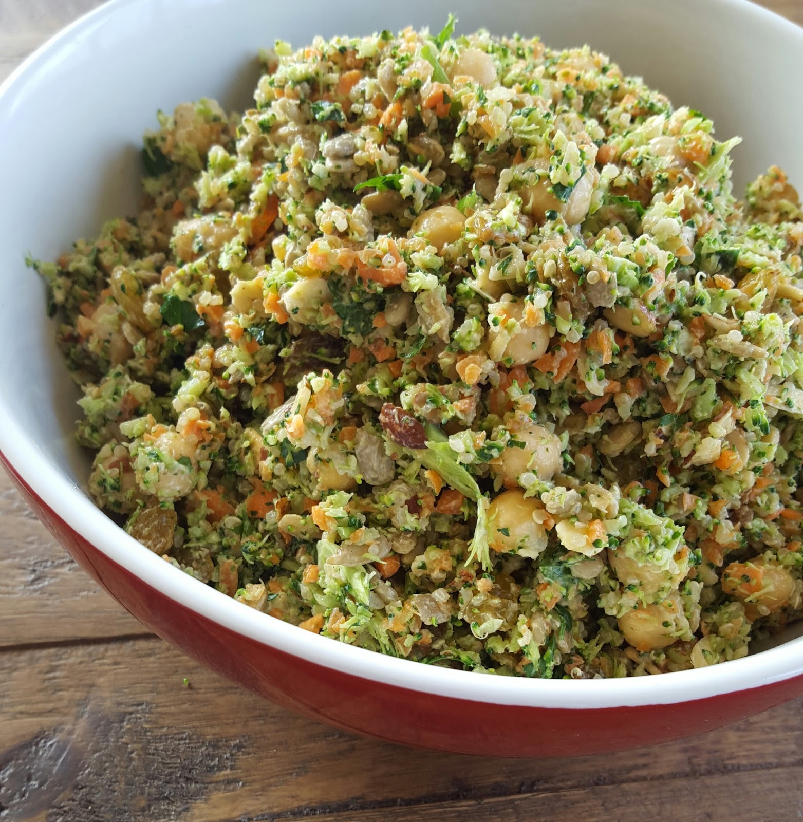 Chopped Broccoli Salad with Creamy Lemon Dressing | Chef Jen