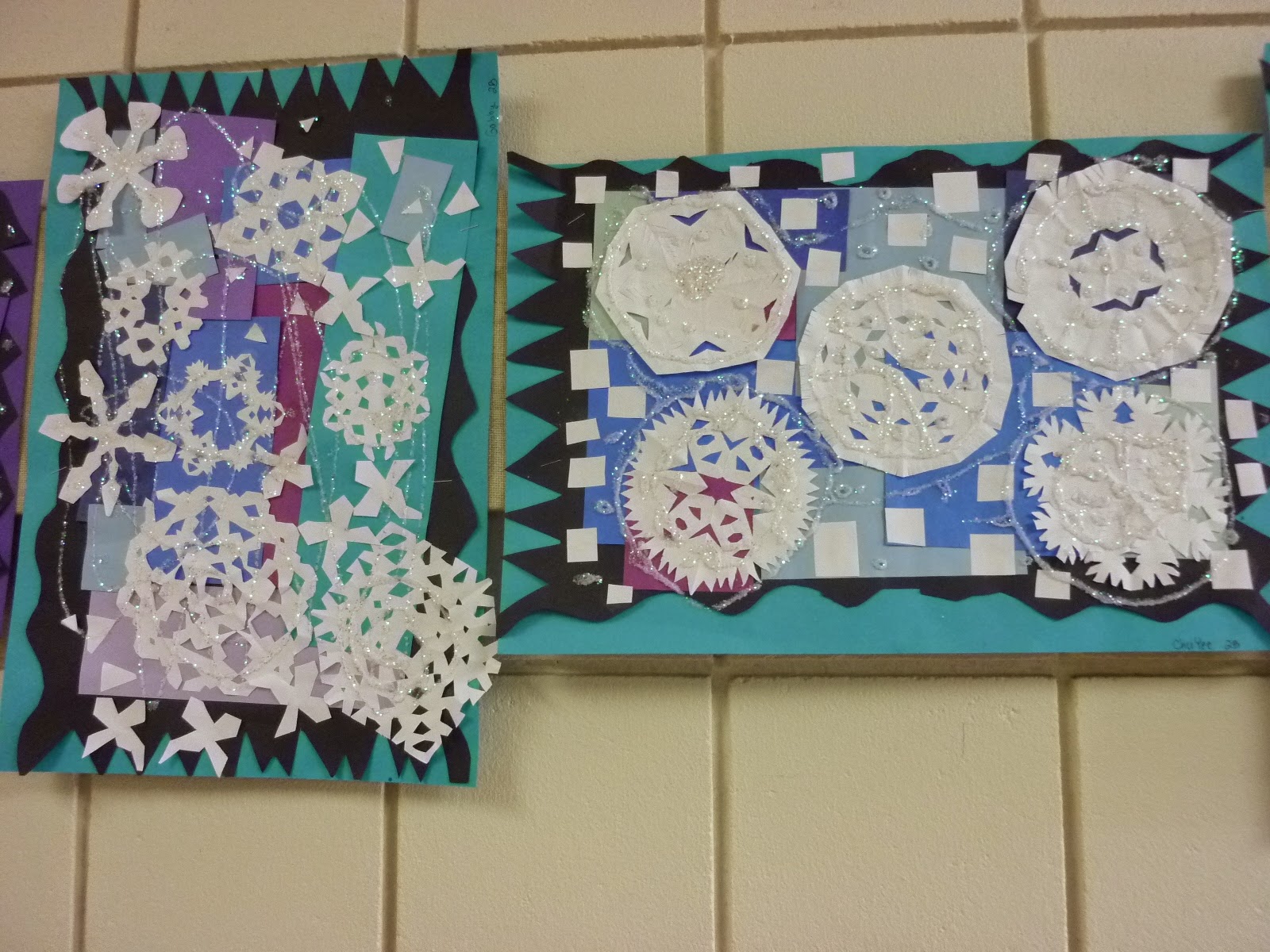 Mrs. Werner's Art Room: 2nd Grade Matisse Inspired Winter Collages
