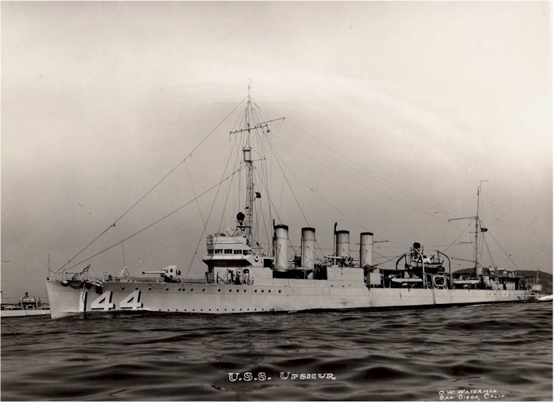 Naval Warfare: USS Upshur (DD-144, AG-103)