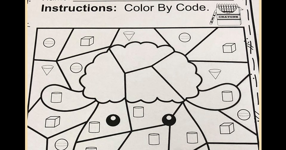 Color By Code For 3D Shapes - Perfect for Remediation or Assessment ...