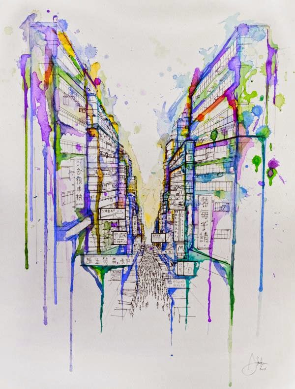 Incredible Ink Paintings by Marc Allante